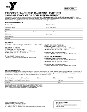 Fillable Online INDEPENDENT HEALTH FAMILY BRANCH YMCA - 51 ... Fax Email Print - pdfFiller