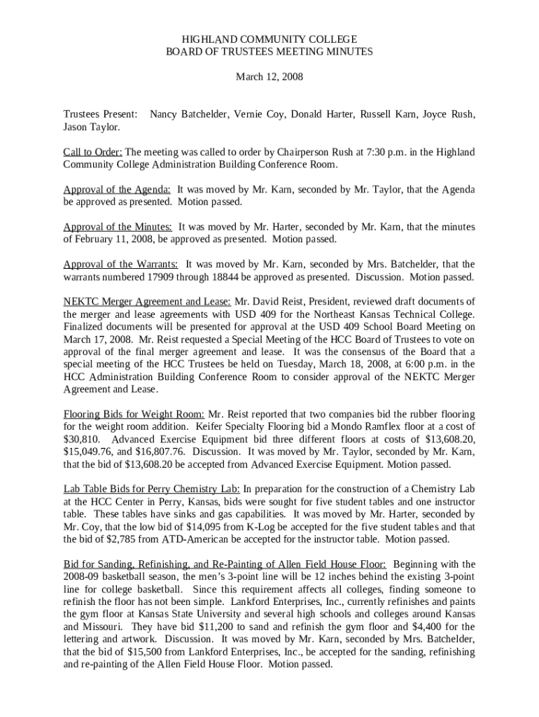 HomeHighland Community CollegeMy HCC Doc Template | pdfFiller