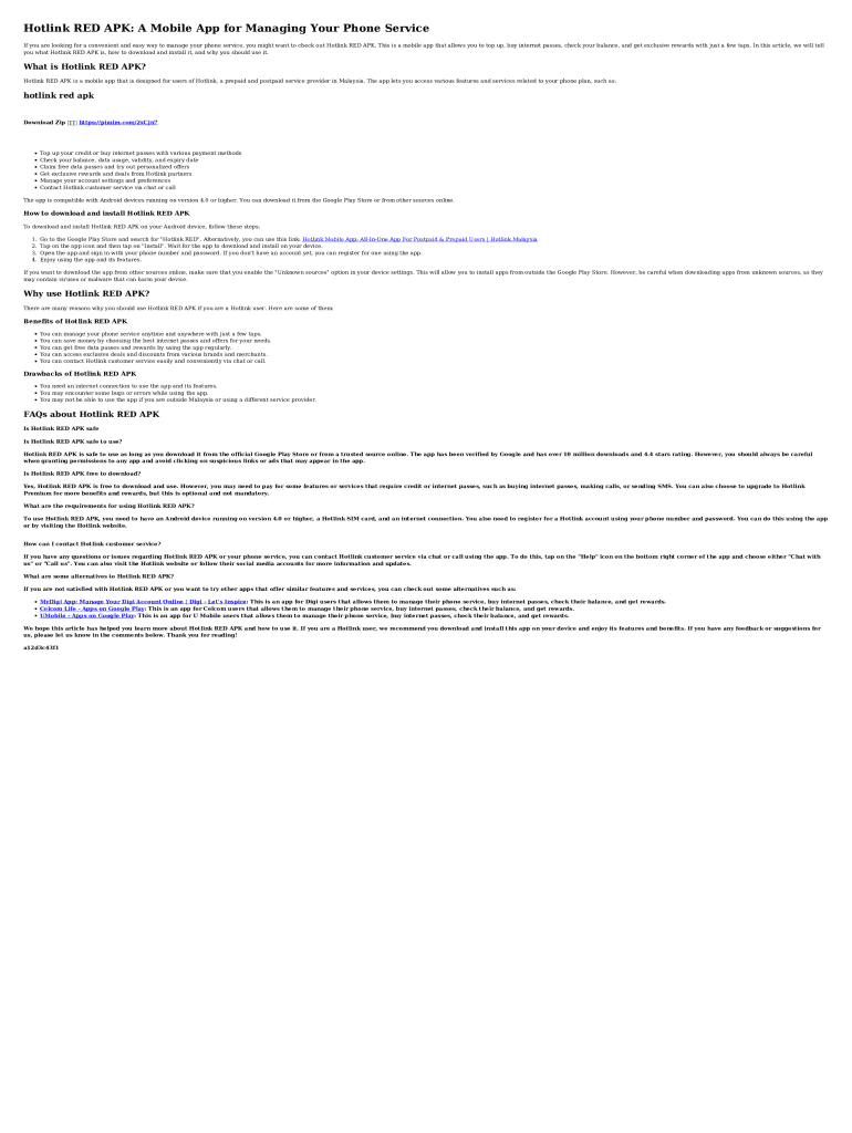 Fillable Online Download All of Maxis in One AppMaxis App Fax Email ...