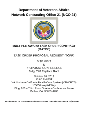 solicitation/contract 5 - VA Vendor Portal Doc Template | pdfFiller