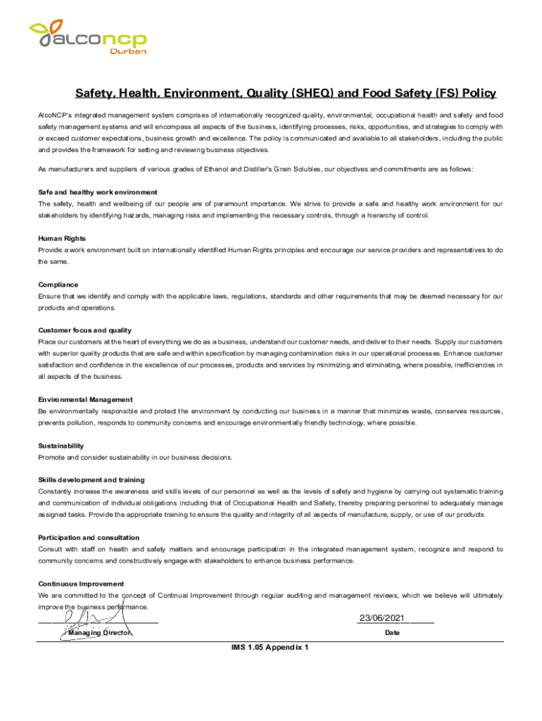 Fillable Online (PDF) Integration of safety, health, environment and quality ... Fax Email Print ...