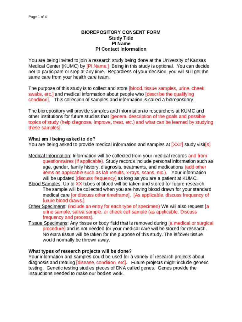 kumc consent templates for survey research Doc Template | pdfFiller