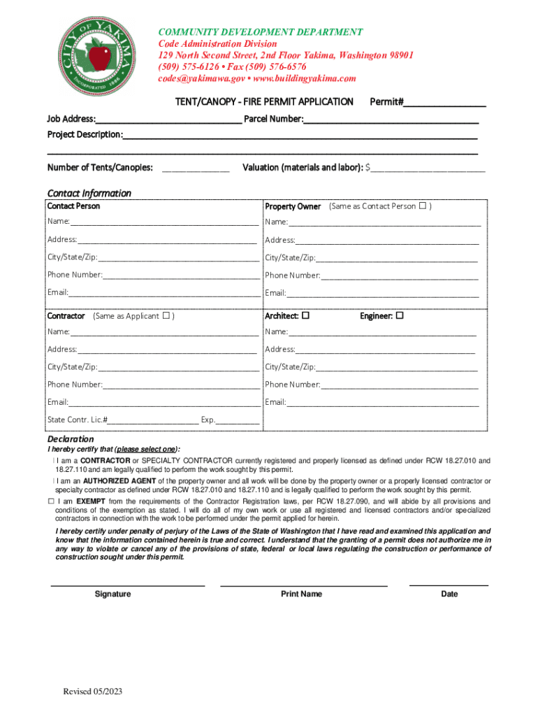 Fillable Online Special Event and Parade Permit GuidelinesCodes Fax ...