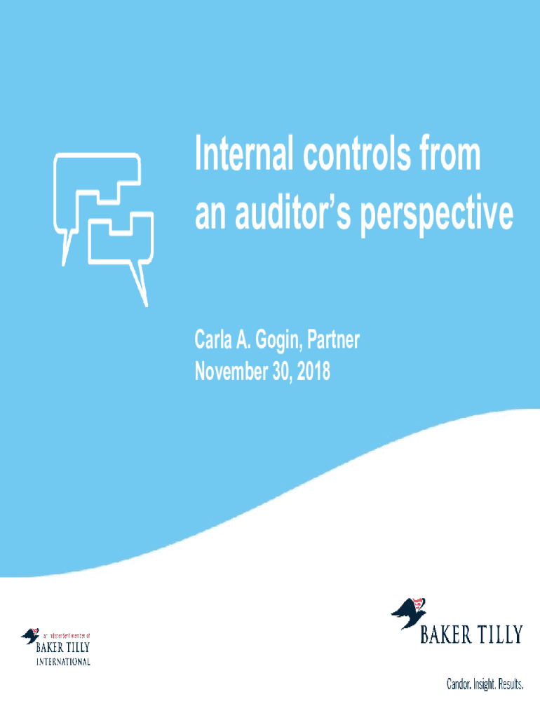Fillable Online 5 components of internal controls: What they are and why ... Fax Email Print ...