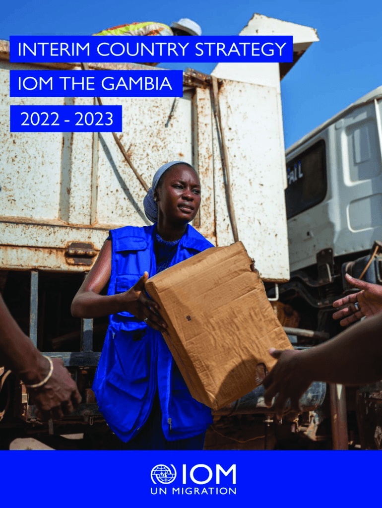 Fillable Online IOM The Gambia - International Organization for ...