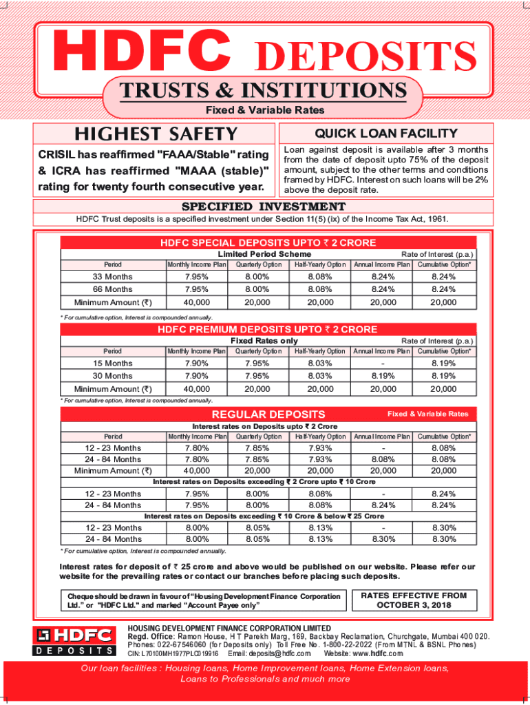 Fillable Online HDFC-Ltd-Recurring-Deposits-Plan-Form Fax Email Print ...