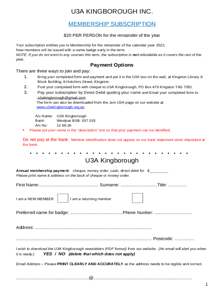 Download your course enrolment Doc Template | pdfFiller