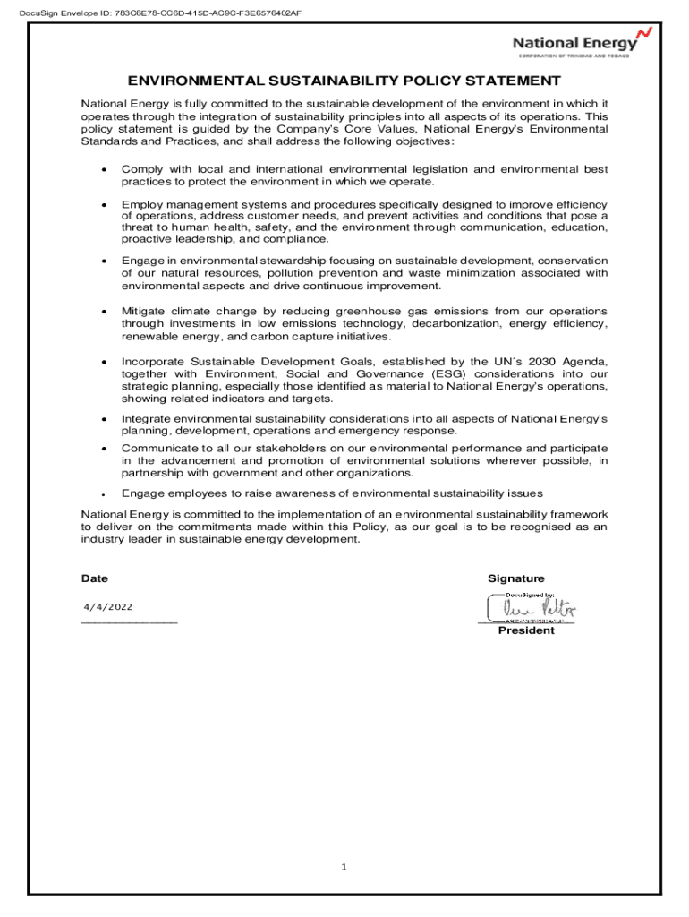 Fillable Online Sustainability Brief Fax Email Print - pdfFiller