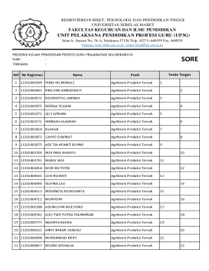 Fillable Online Daftar Nama Guru Yang Mengikuti Kegiatan Tatap Muka Fax ...