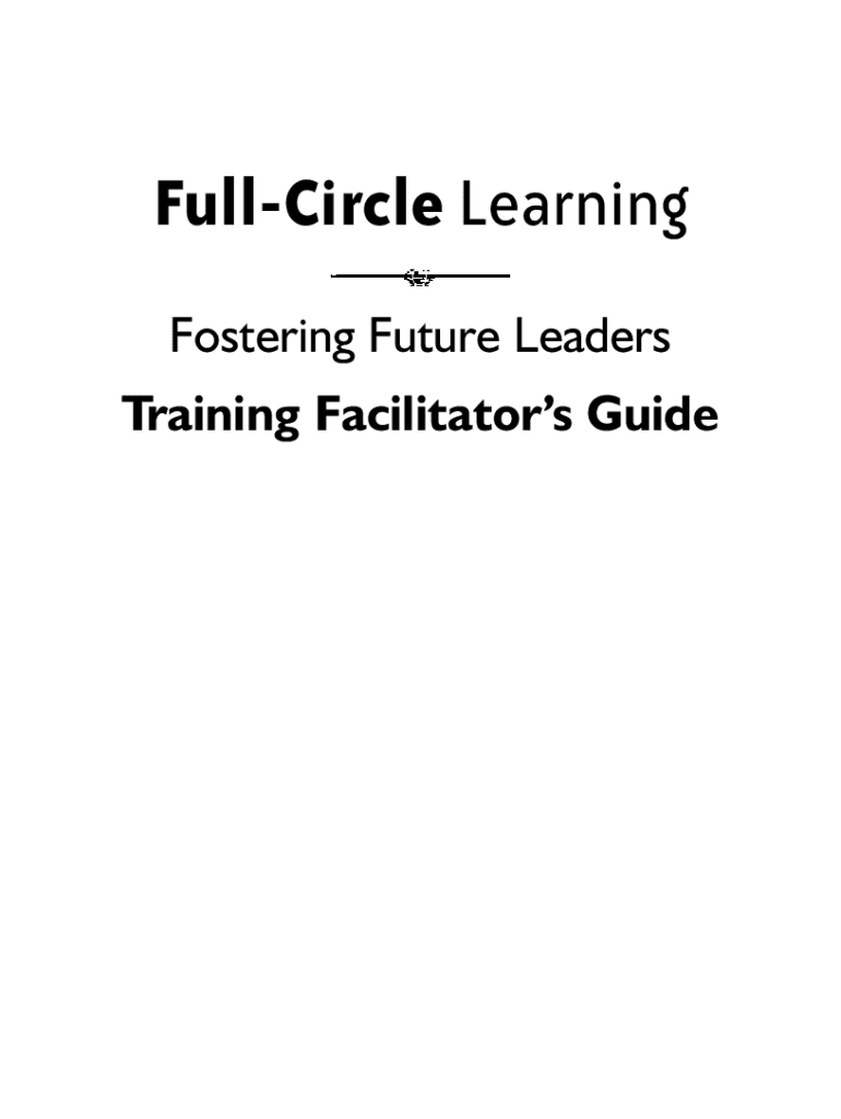 Fillable Online FULL-CIRCLE LEARNING INC Fax Email Print - pdfFiller