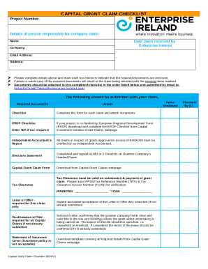 Digital Discovery Claim & Directors Statement Doc Template | pdfFiller