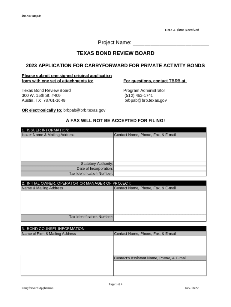 Bonded Title Application or Tax Collector Hearing ... Doc Template ...