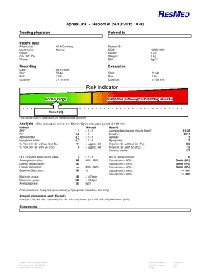 Fillable Online How to use the ApneaLink Air Home Sleep Testing Device ...
