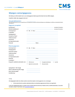 Invulbaar Online Aanvragen & WijzigenEuropean Merchant Services - EMS ...