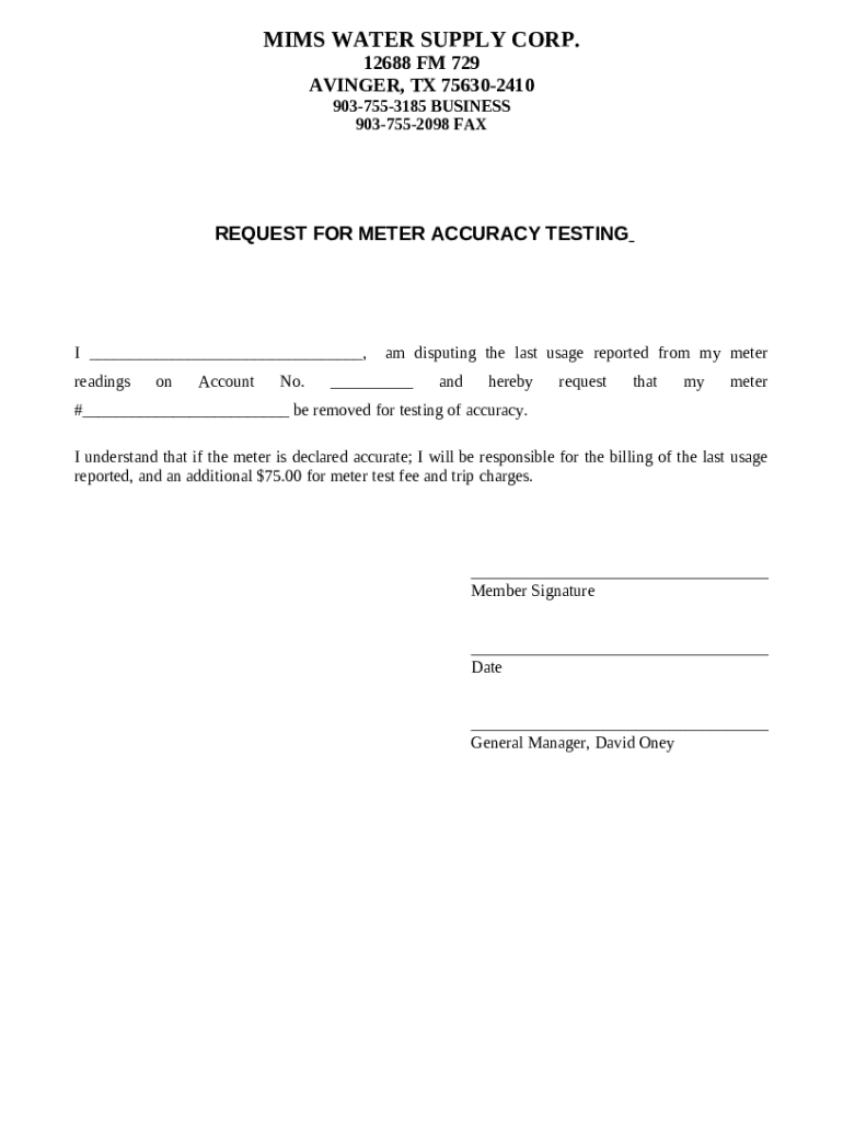 Check if your energy meter is faulty Doc Template | pdfFiller