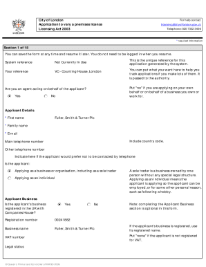 Fillable Online Housing benefit application form - City of London Fax ...