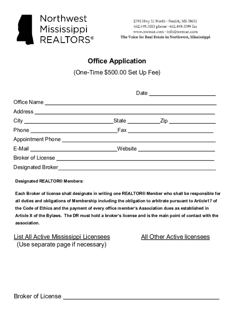 Fillable Online Application for issuance of a licencereal estate broker ...