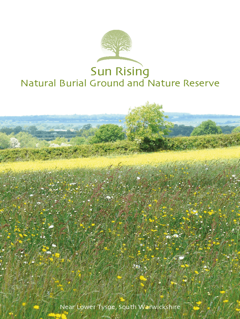 Fillable Online tree planting project at Sun Rising nature reserve ...