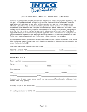 Fillable Online Page 1 of 6 PERSONAL DATA Fax Email Print - pdfFiller