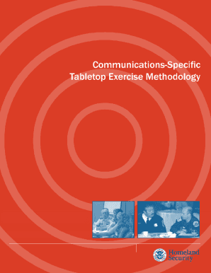 Fillable Online Tabletop exercises explained: Definition, examples, and ...