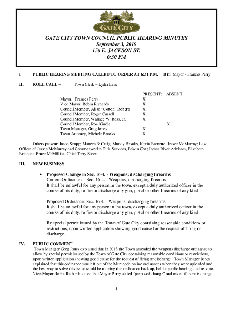 Fillable Online Town Clerk Lydia Lane Fax Email Print - pdfFiller