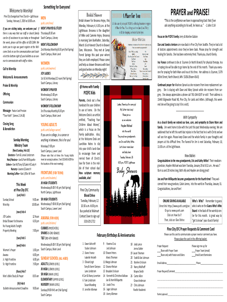 Fillable Online Ask The Pastor - Pine City Evangelical ... Fax Email Print - pdfFiller