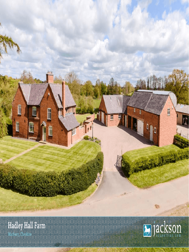 Fillable Online Jackson Rural - Hot on the Market - Hadley Hall Farm, 5 ...