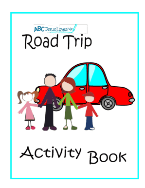 Fillable Online The Ultimate Road Trip Activity Book for Kids: Over 100 ...