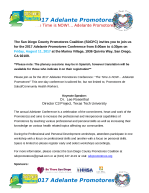 San Diego County Promotores Coalition Doc Template | pdfFiller