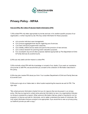Fillable Online What is HIPAA Protected Health InformationPHI Examples ...