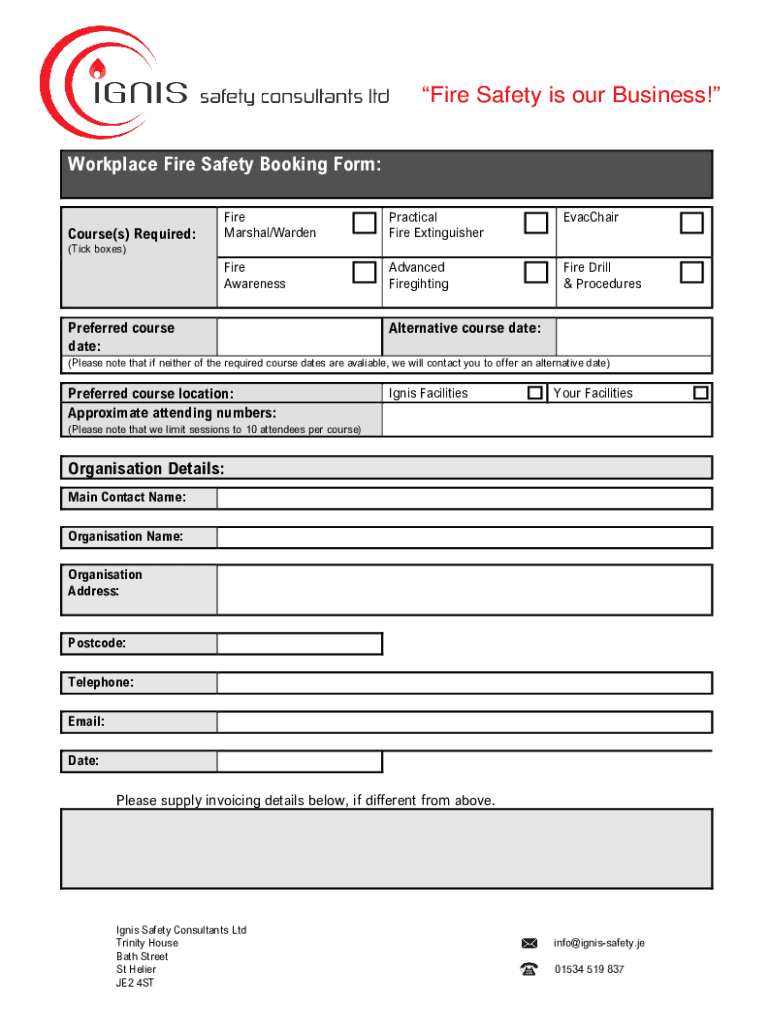 Fillable Online Fire Safety Director: Emergency Preparedness ...