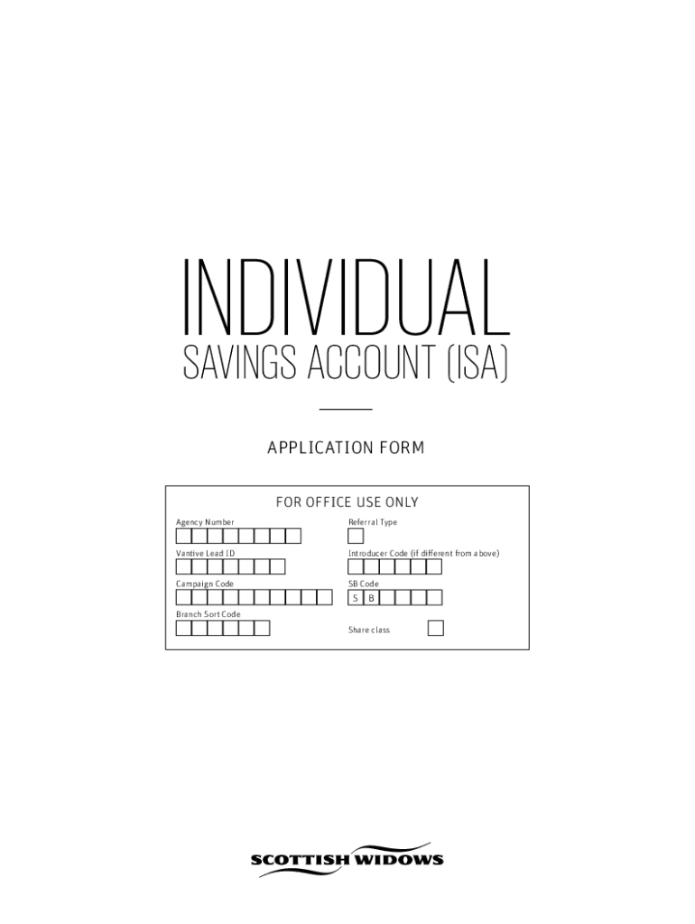 Fillable Online 43261 ISA application form Fax Email Print - pdfFiller