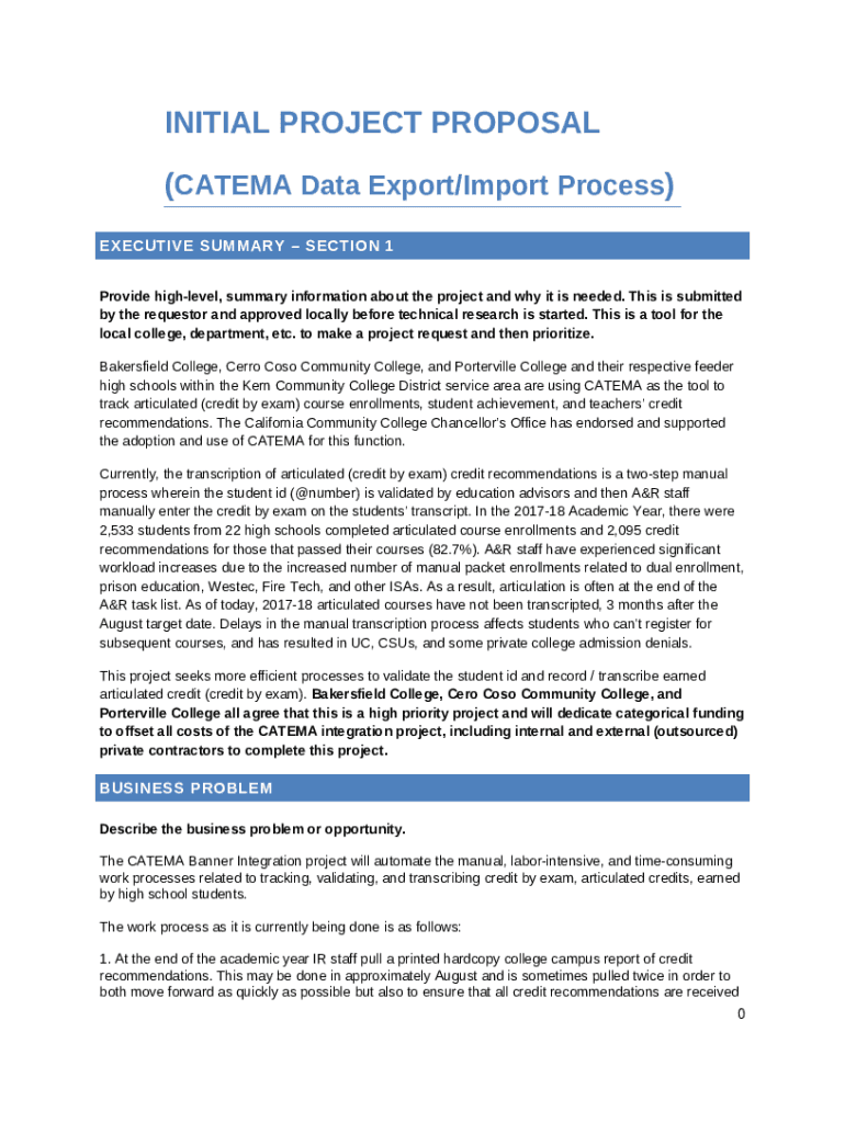 Sponsored Project Proposal Approval Instructions Doc Template | pdfFiller