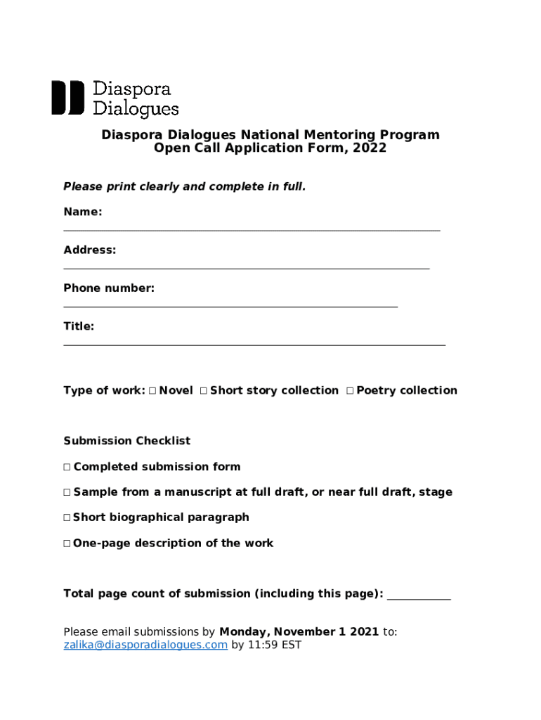 2022-National-Long--Submission- ... Doc Template | pdfFiller