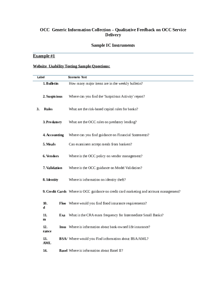Qualitative Usability Test Templates Doc Template | pdfFiller