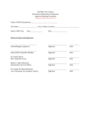 Non-MOU Site Approval and Routing Sheet Doc Template | pdfFiller