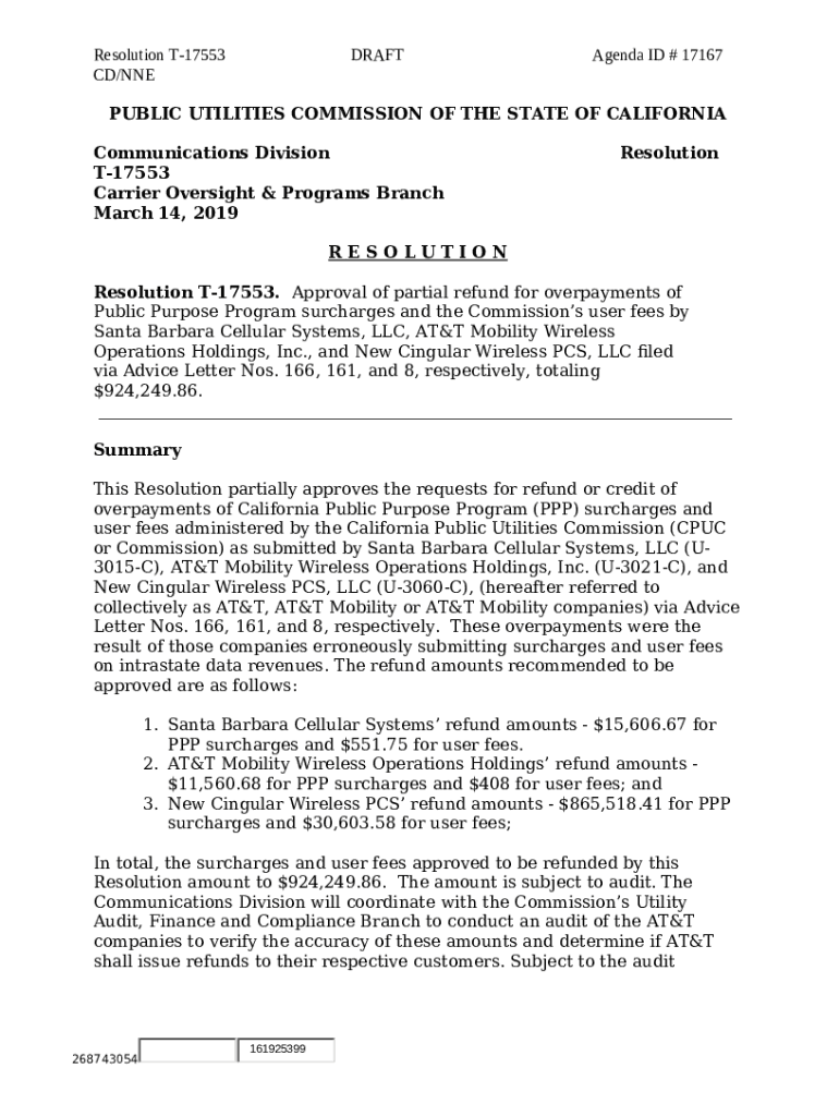 Communications DivisionResolution T-17553 - docs cpuc ca Doc Template ...