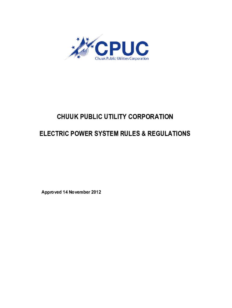 Fillable Online CPUC Electric R&R PH Version Oct 12 Fax Email Print ...
