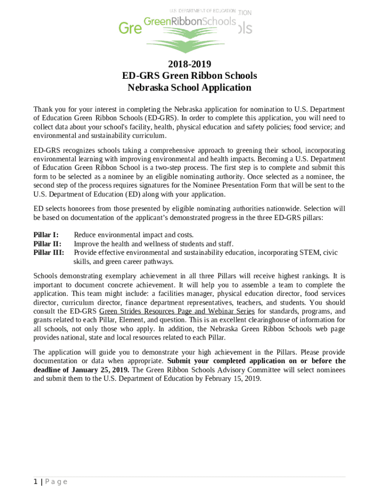 District Sustainability Award Nominee Presentation Doc Template | pdfFiller