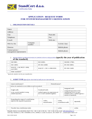 APPLICATION - REQUEST Doc Template | pdfFiller