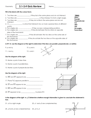 Fillable Online Solved Complete the sentence. 1. Two lines are parallel Fax Email Print - pdfFiller