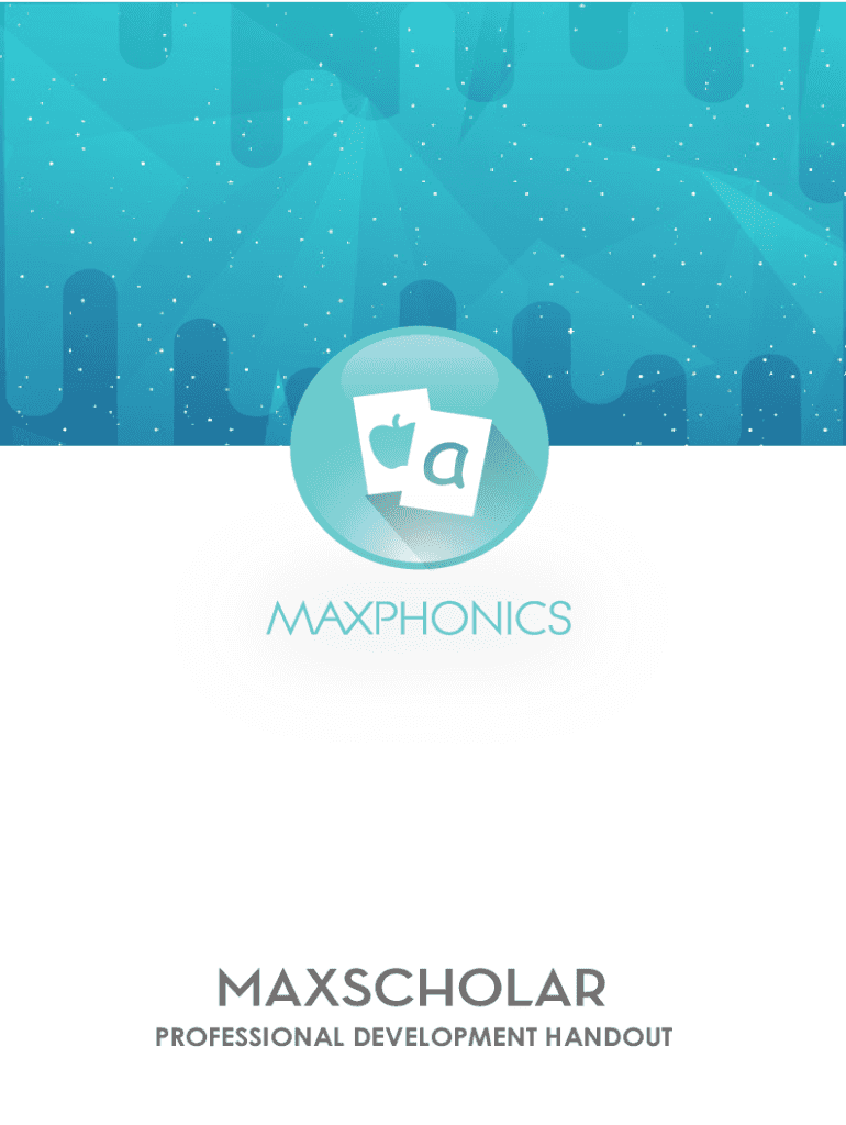 Fillable Online MaxScholar Orton-Gillingham Consonants & Short Vowels ... Fax Email Print ...