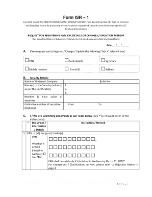 Fillable Online Form ISR-4 - computechsharecap.com Fax Email Print ...