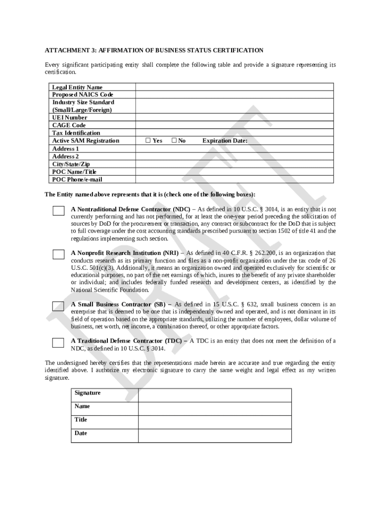 Attachment 3 - Defense Industrial Base Consortium (DIBC) Doc Template ...