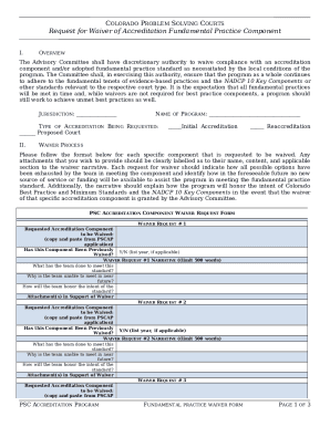Accreditation Program Adult Drug and DUI Courts Doc Template | pdfFiller