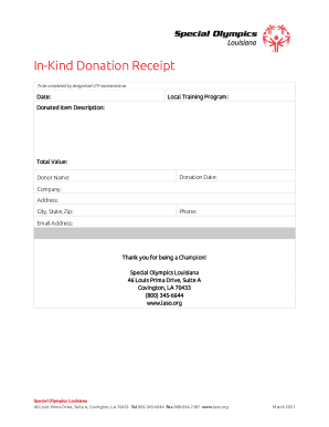 Fillable Online Gift-in-Kind Donation Report Form 9/13 Fax Email Print ...