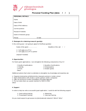 ERC Starting for Talent Development Doc Template | pdfFiller