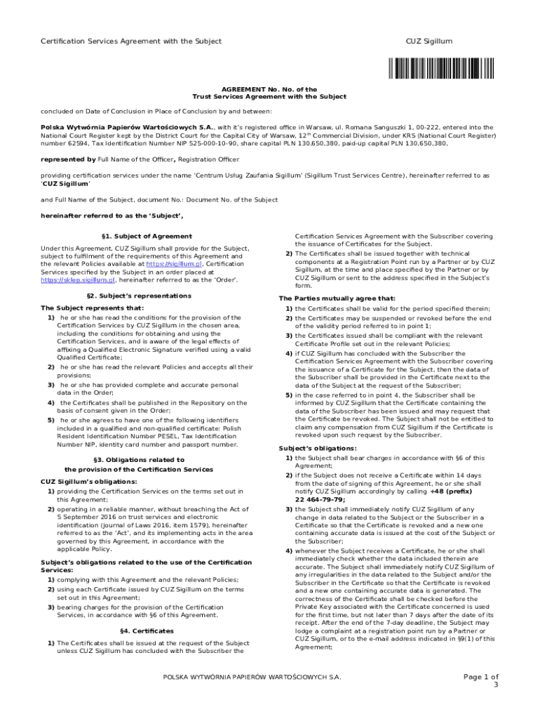 Intercreditor and Servicing Agreement Doc Template | pdfFiller