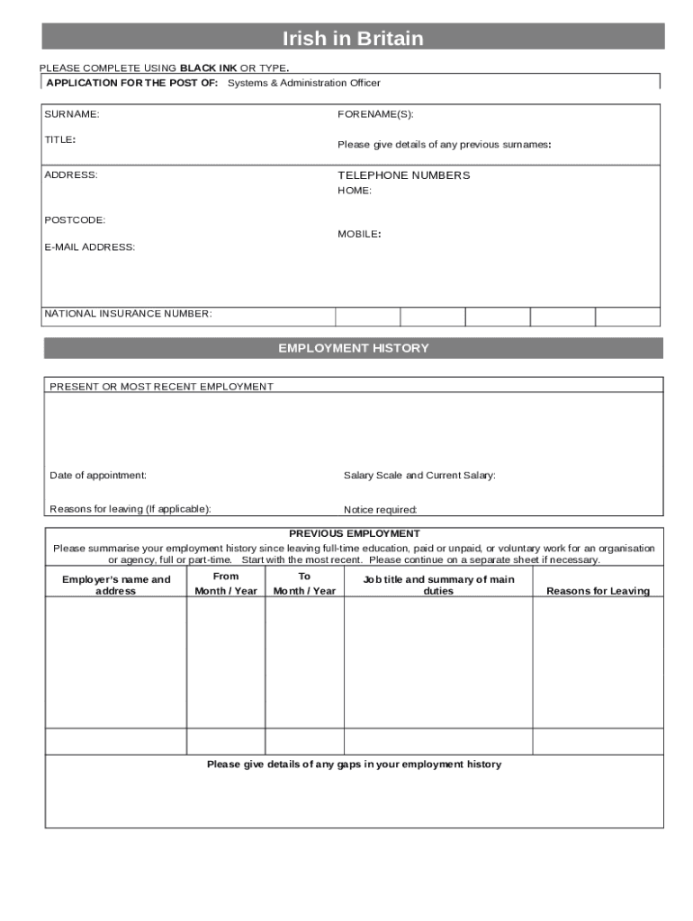 CARERS BUCKS APPLICATION Doc Template | pdfFiller