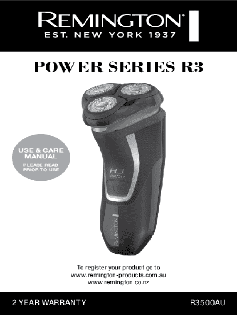 Fillable Online POWER SERIES R3 Fax Email Print - pdfFiller